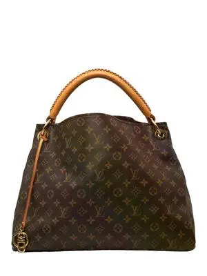 LOUIS VUITTON Louis Vuitton Monogram Artsy MM Hobo Bag Brown
