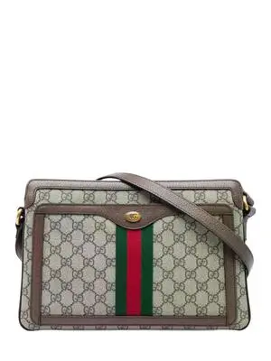 GUCCI Gucci Ophidia GG Supreme Web Crossbody Bag