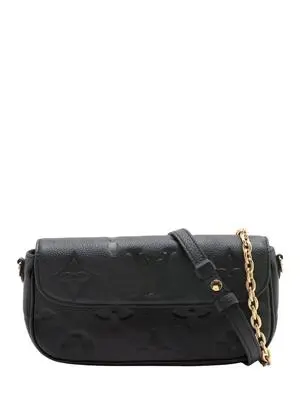LOUIS VUITTON Monogram Empreinte Giant Ivy Wallet On Chain Satchel - Black