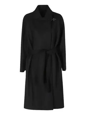 FAY Fay Belted Single-Vent Coat
