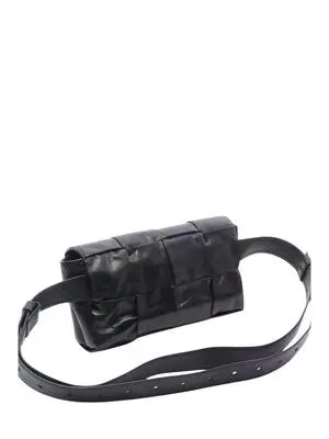 Bottega Veneta Cassette Intrecciato Belt Bag - Black