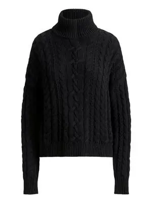 RALPH LAUREN Lauren Ralph Lauren Cable-Knit Turtleneck Sweater