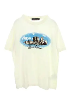 LOUIS VUITTON 2010s Graphic-print T-shirt - White