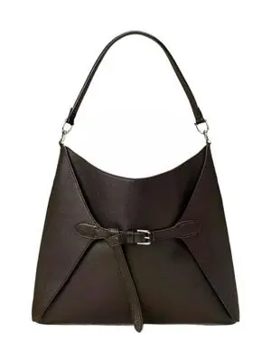 RALPH LAUREN Ralph Lauren Collection Buckled Goatskin Shoulder Bag