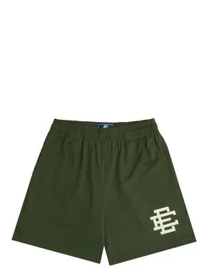 ERIC EMANUEL Ee Basic Logo Print Mesh Shorts - Green