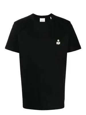 MARANT Zafferh Logo-print Cotton T-shirt - Black