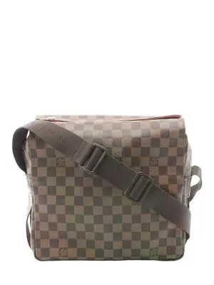 LOUIS VUITTON Louis Vuitton Damier Ebène Naviglio Shoulder Bag Brown