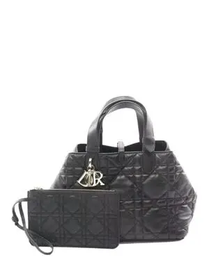 DIOR Christian Dior 2010s Medium Toujours Macro Cannage Tote Bag