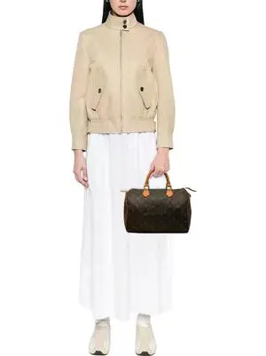 LOUIS VUITTON Monogram Speedy 30 Boston Bag - Brown