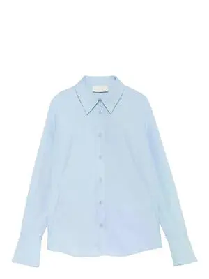 I BLUES Cotton Button-down Shirt - Blue