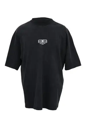 Balenciaga Bb Paris Icon T-shirt - Black