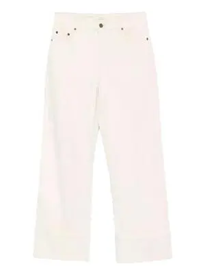 YERSE Turn-up Cuff Jeans - Neutrals