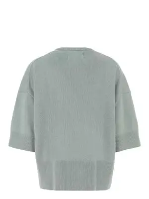 Extreme Cashmere N°433 Sassie Ribbed-trim Sweater Green