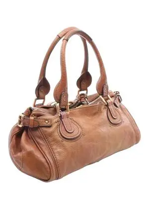 Chloé Paddington Padlock Tote Bag - Brown