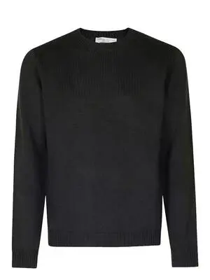 ROBERTO COLLINA Ribbed-knit Crew-neck Sweater - Green