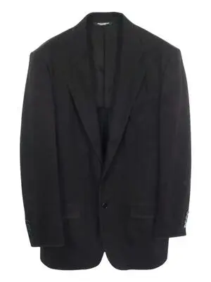 Dolce & Gabbana 2010s Single-breasted Tailored Blazer - Black