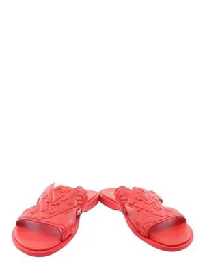 LOUIS VUITTON Oasis Monogram Sandals - Red