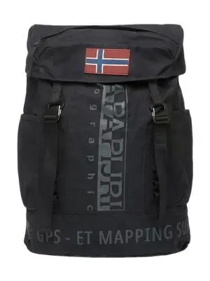 NAPAPIJRI Equator Logo Print Buckle Fastening Backpack - Black