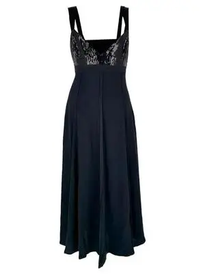 JASON WU Jason Wu Sequin Bustier Midi Dress