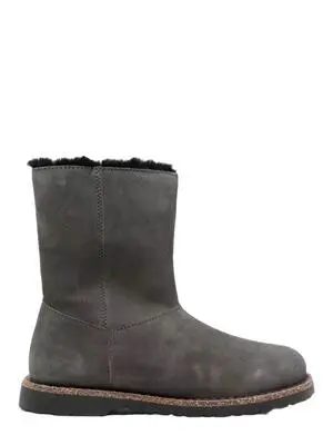 BIRKENSTOCK Uppsala Suede Zip Up Boots - Grey