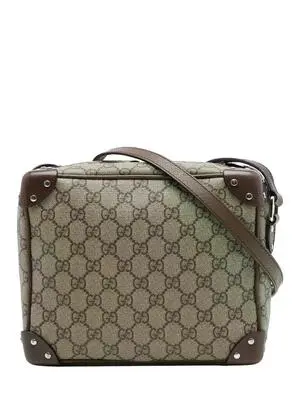 Gucci Gg Supreme Soft Trunk Crossbody Bag - Neutrals