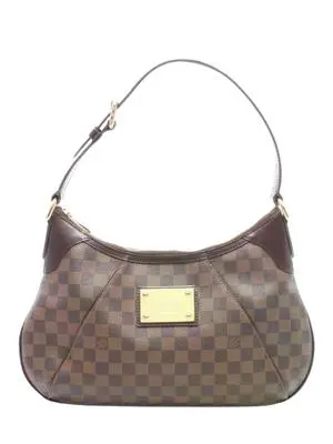 LOUIS VUITTON Damier Ebene Thames Gm Shoulder Bag - Brown