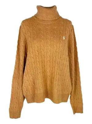 Ralph Lauren Cable-knit Turtleneck Sweater - Neutrals