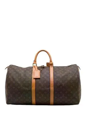 LOUIS VUITTON Louis Vuitton Monogram Keepall 55 Travel Bag