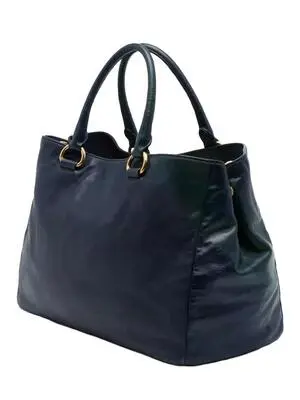 PRADA Prada Soft Calfskin Shopping Tote Satchel