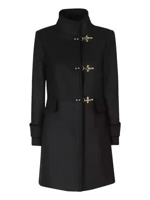 FAY Virginia Toggle-fastening Coat - Black