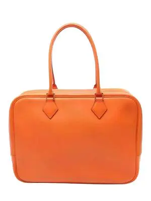 Hermès 1998 32 Plume Handbag - Orange