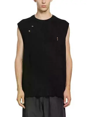 Undercover Knitted Vest - Black