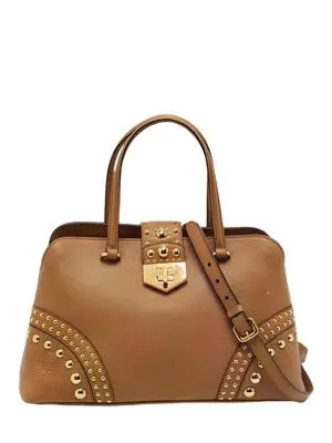 PRADA Prada Promenade Studded Tote Bag