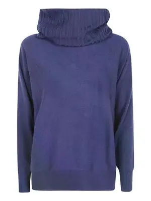 D.exterior D.Exterior Wool Roll-Neck Sweater Blue