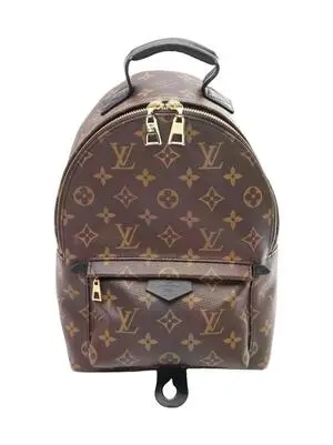LOUIS VUITTON Louis Vuitton Monogram Palm Springs Backpack Brown