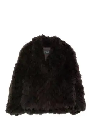 Simonette Ravizza Falk V-neck Jacket - Brown