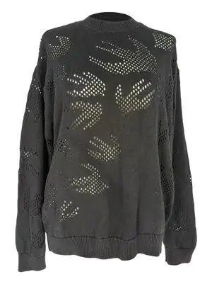 ALEXANDER MCQUEEN Alexander McQueen Pointelle Swallow Sweater