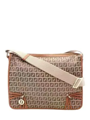 FENDI Fendi 2000s Zucchino Pattern Shoulder Bag