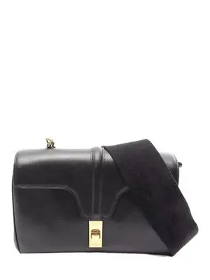 Celine 16 Teen Soft Shoulder Bag - Black
