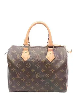 LOUIS VUITTON Speedy 25 Monogram Canvas Tote Bag - Brown