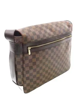 LOUIS VUITTON Damier Ebene Bastille Messenger Bag - Brown