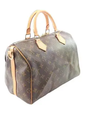 LOUIS VUITTON Speedy Bandoulière Monogram Luggage - Brown