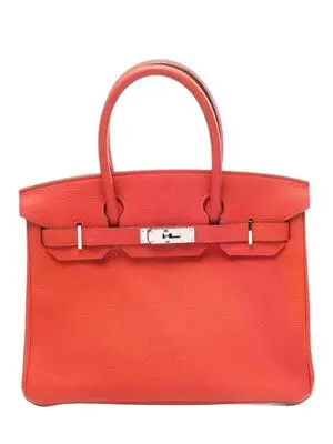 Hermès Hermès 30 Birkin Tote Bag Red