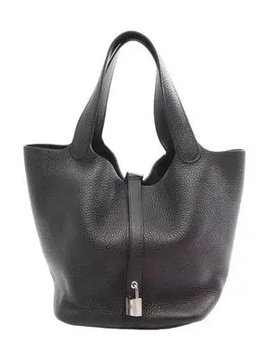 Hermès 2019 Mm Picotin Lock Tote Bag Black