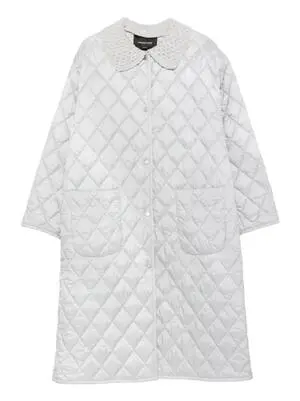 FABIANA FILIPPI Fabiana Filippi Quilted Knit-Collar Coat