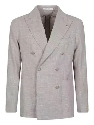 TAGLIATORE Double-breasted Wool Blazer