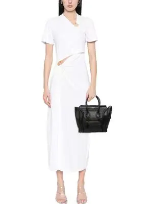 Celine Micro Smooth Calfskin Luggage Tote Bag - Black