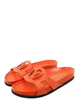 LOUIS VUITTON Isola Circle Flat Sandals - Orange