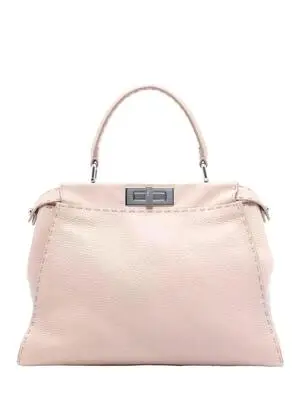 Fendi Fendi Selleria Peekaboo Iconic Satchel Pink