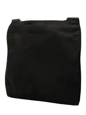 Prada Tessuto Zip Top Cross Body Bag - Black